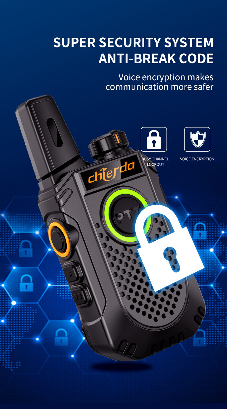 TC18 2W Compact Lightweight Dual PTT Walkie Talkie for Restaurant ...