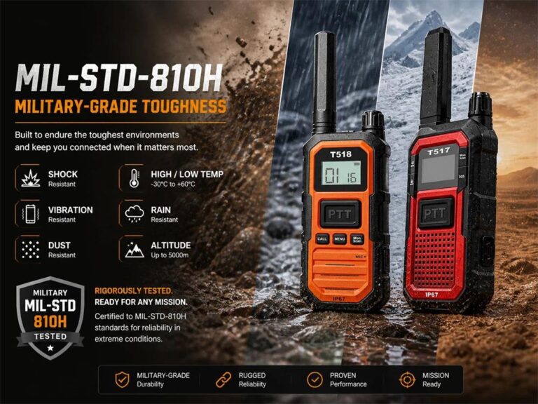 What is MIL-STD-810H Military Grade Walkie Talkie? - Global Leading ...